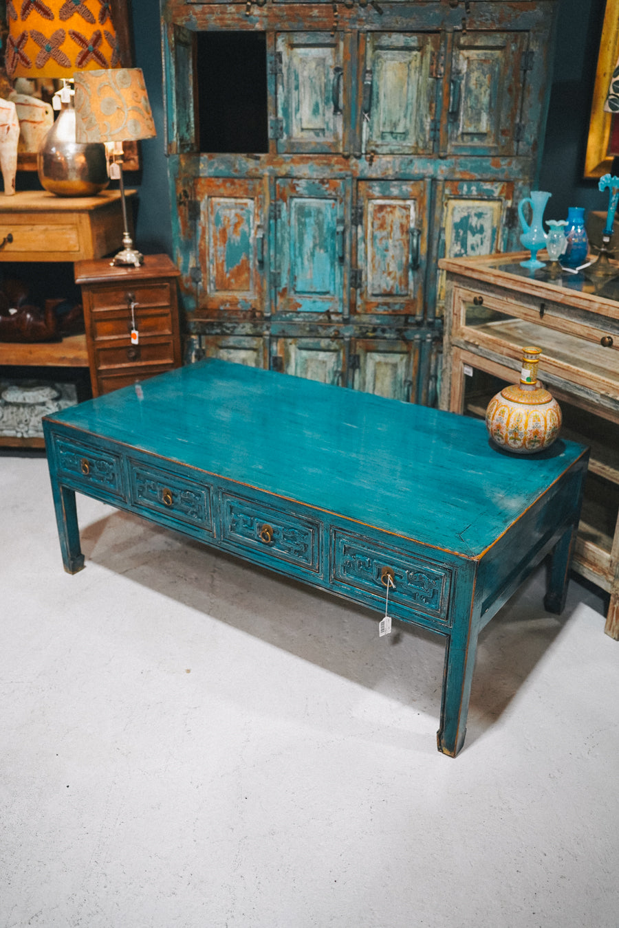 Fluorite Four Drawer Coffee Table | mydivinehome